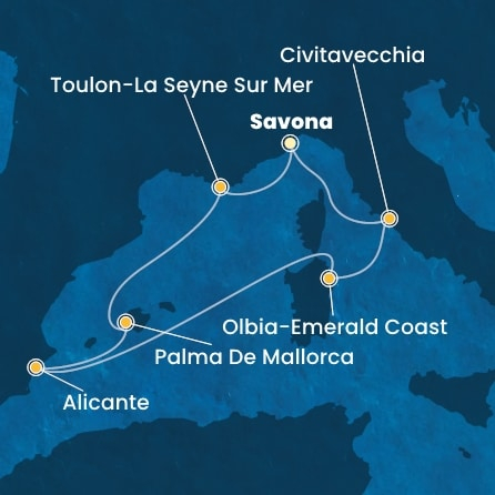 🚢 7 дни Италия, Франция, Испания - SVN07A6B | Crusit.bg