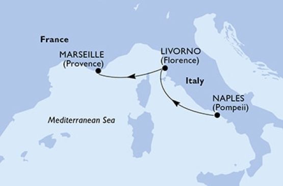 🚢 2 дни Италия, Франция - UX5I | Crusit.bg